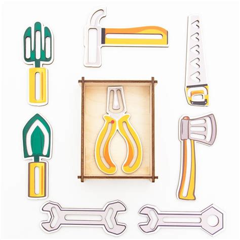 Трафареты «Инструменты Детские игрушки оптом