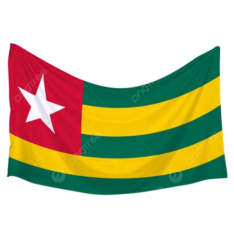 토고 국기 모형 깃발 모형 토고 데이 Png 일러스트 및 Psd 이미지 무료 다운로드 Pngtree
