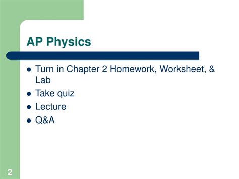 PPT AP Physics Chapter 3 PowerPoint Presentation Free Download ID 6328262