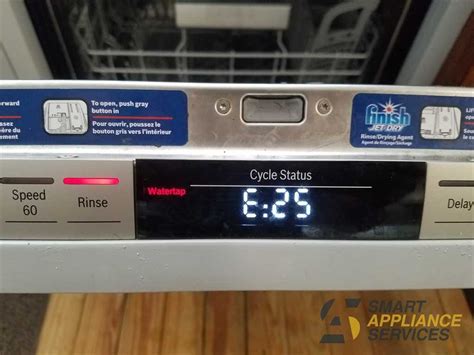 Fixing E25 Error Code On Bosch Dishwasher Easy Steps