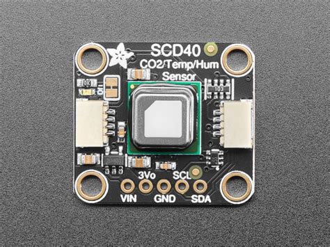 Adafruit Scd 40 True Co2 Temperature And Humidity Sensor [stemma Qt Qwiic] Id 5187
