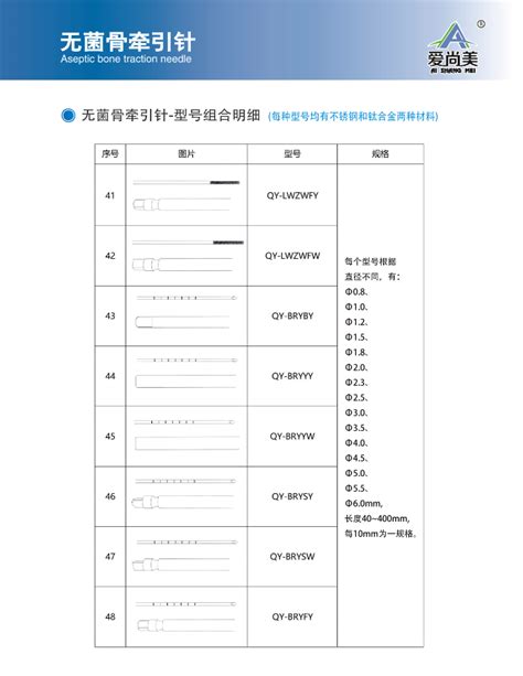 无菌骨牵引针 江苏尚美医疗器械有限公司