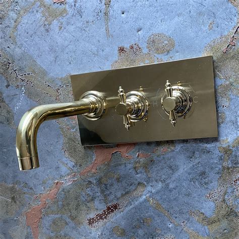 Bt17 3 Holes Deck Mounted Basin Tap Solid Brass Bespoketaps