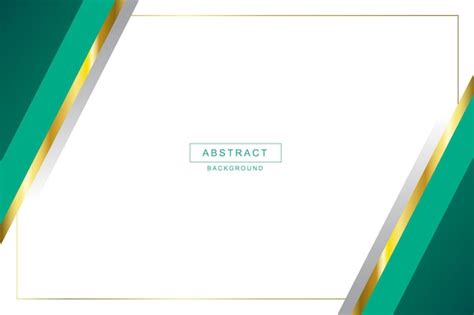Premium Vector Vector Green Abstract Luxury Background