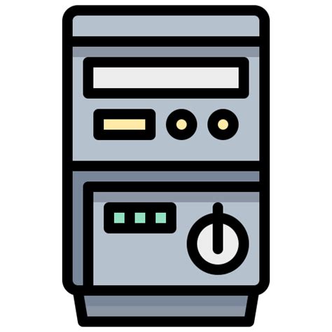 Case Computer Cpu Desktop Pc Technology Icon Download On Iconfinder