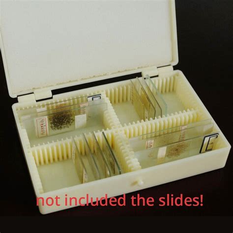 Universal Microscope Slide Plastic Box Microscopio Grandado