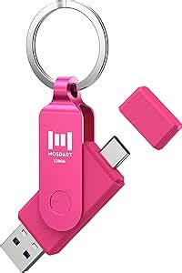 Amazon Com MOSDART 128GB USB3 1 Fast Speed C And A Dual Flash Drive ExFAT Memory Stick With