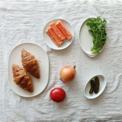 크루아상 크래미샌드위치 우리의식탁 레시피