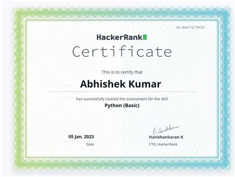 Abhishek Kumar On Linkedin Pythonhackerrank