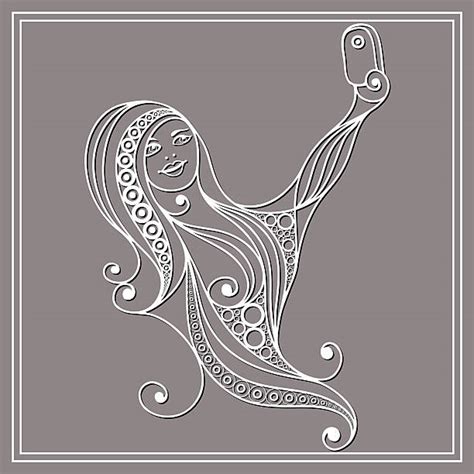 Girl Selfshot Illustrations Royalty Free Vector Graphics And Clip Art