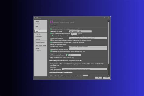 How To Fix Excel Autosave Button Missing
