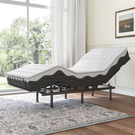 Strundghti Twin Size Adjustable Bed Frame Wireless Remote Memory