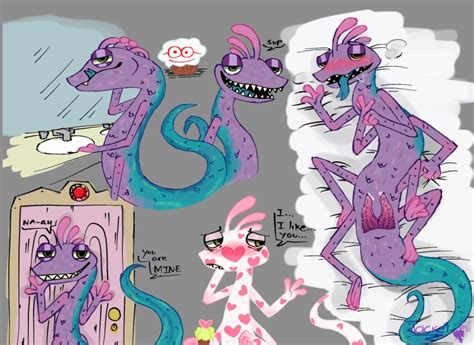 Rule 34 Digital Sketch Furry Jackeistuff Male Male Only Monsters Inc Monsters University