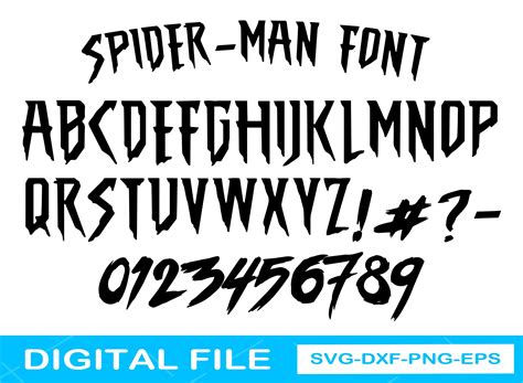 Spiderman Font Spiderman Comic Font