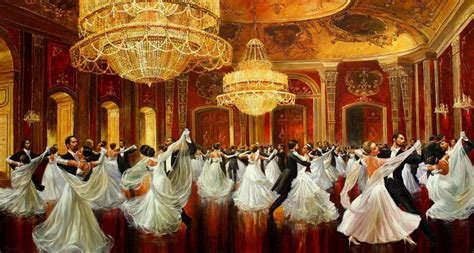 ВИЕНСКИ ВАЛС маслени бои платно Fair Grounds Beautiful Bulgaria