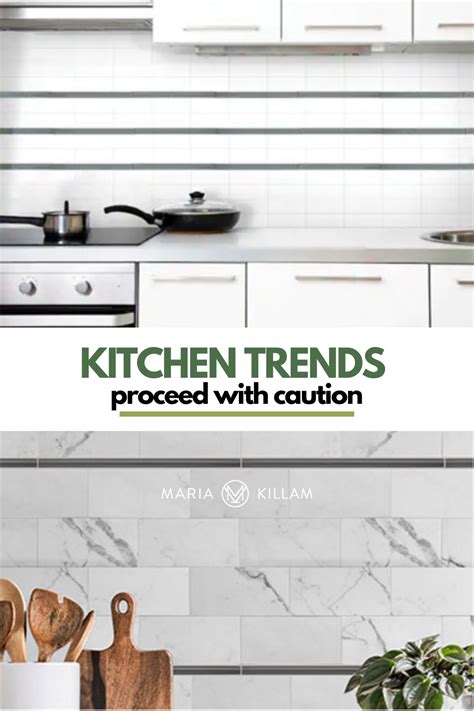 Backsplash Trend With Black Pencil Tile Accents Yay Or Nay Colour