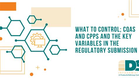 What To Control Cqas And Cpps And The Key Variables In The Regulatory Submission