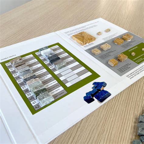 Marble Samples Board For Mosaics Scuola Di Mosaico
