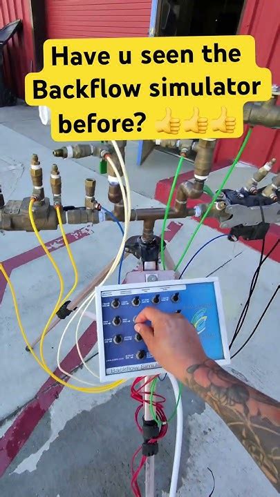 Backflow Simulation Station Backflow Rp Backflowdevice Dc Svb Pvb