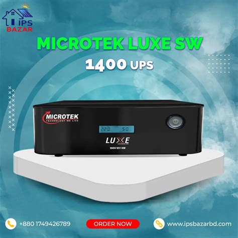 Microtek Luxe Sw 1400 Ups 1100va 12v Best Pric Ips Bazar