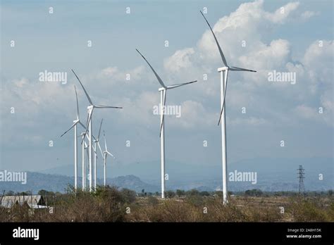 Wind Turbin With Tree Blades Wind Power Plant At South Sulawesi Indonesia Stock Photo Alamy