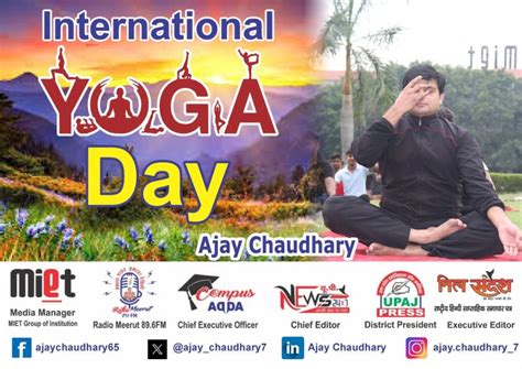 Ajay Chaudhary On Linkedin Internationalyogaday2024 योगदिवस