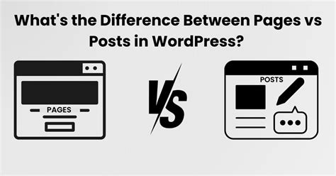 Pages Vs Posts In Wordpress Whats The Difference