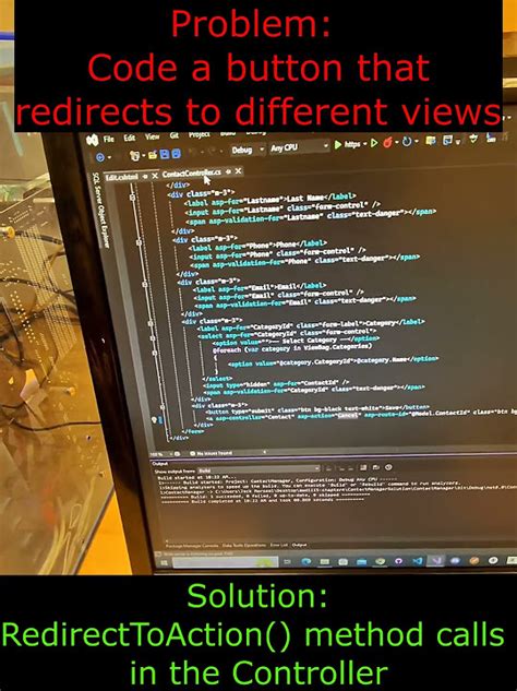 Aspnet Core Mvc How To Implement Redirecttoaction Method Calls To Navigate To Different Views