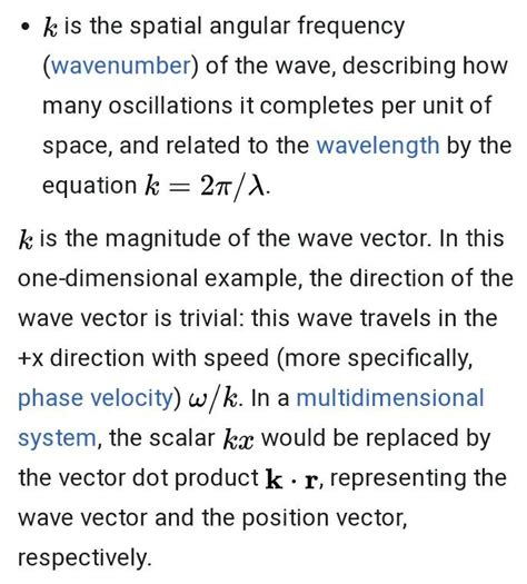 Wavenumber Is Simply Given By 1 By Lambda 1lambda Lambdawavelength Then Why