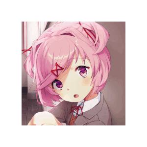 Natsuki Natsuki Ddlc Sticker Natsuki Natsuki Ddlc Doki Doki