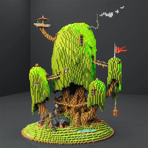 Minecraft Adventure Time Treehouse