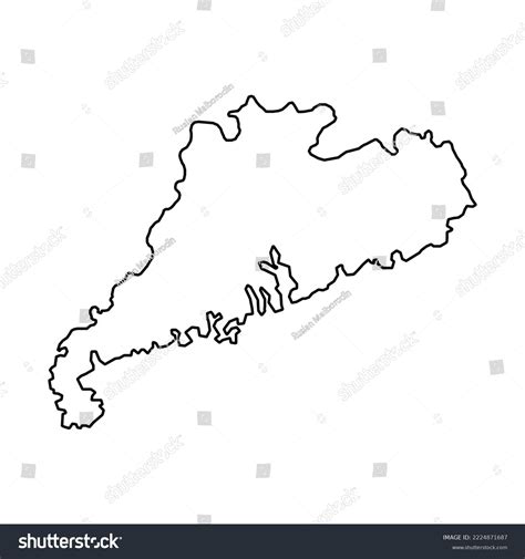Blank Map Of Guangdong China
