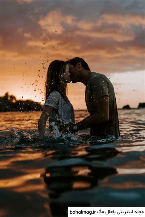 عکس پروفایل عاشقانه لب دادن ️ بهترین تصاویر