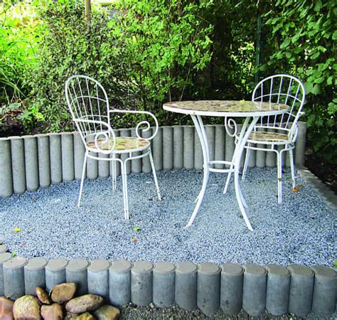 Rundpalisade Trend Randleisten Aus Beton Wegeinfassung