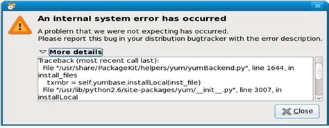 It Does Not Mention The Error But Report As An Internal Error Techyv Com