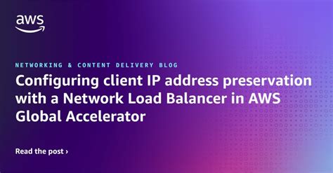 AWS Global Accelerator Networking Content Delivery