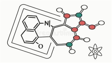 Chemical Molecule Structure Science And Innovation Concept Vector Design Generative Ai Stock