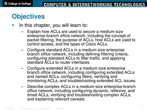 Ppt Access Control Lists Acls Powerpoint Presentation Free