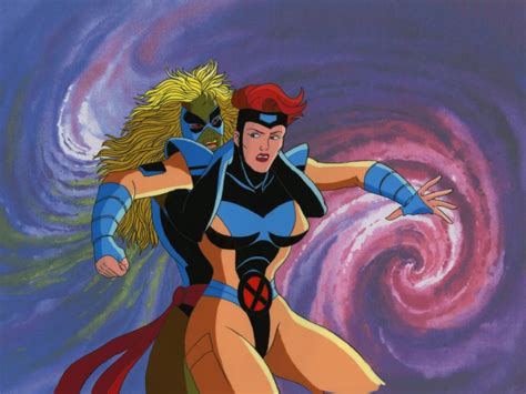 X Men Jean Grey And Miss Marvel Production Cel Id May22228 Van Eaton Galleries