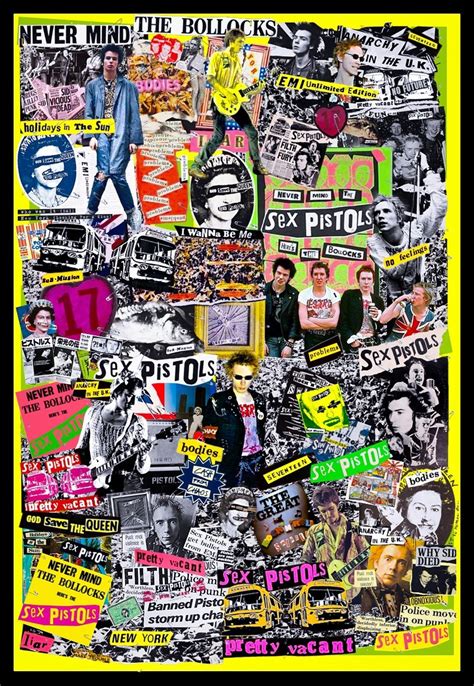 New Sex Pistols Collage Rock And Roll Art Works Facebook