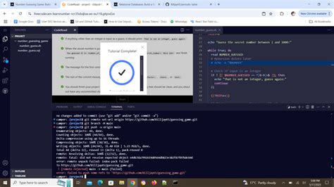 Relational Databases Build A Number Guessing Game Backend Development The Freecodecamp Forum