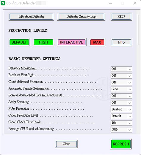 [更新] Defenderui 1 34 中文版 Microsoft Defender 配置工具 中文化天地網