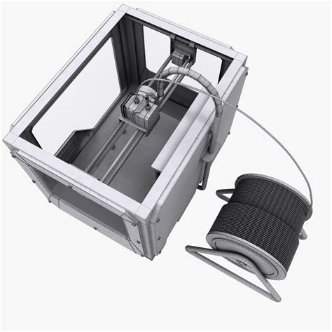 3d Makerbot Replicator Printer Model