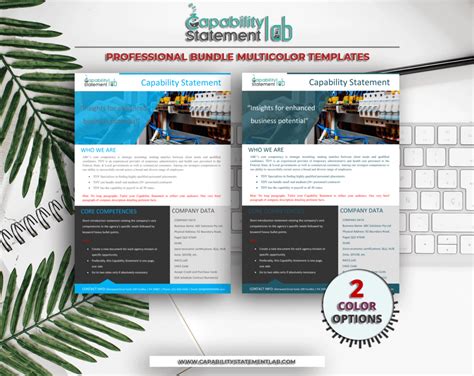 Electrical Capability Statement Template Capability Statement Lab