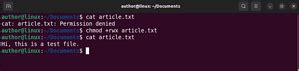 Linux Permission Denied Simple Fixes