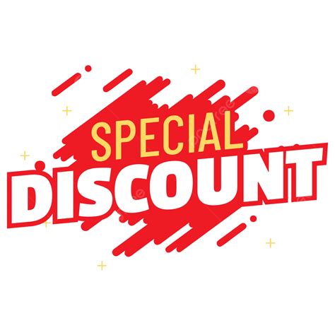 Special Discount Element Promotion Sale Marketing Social Media Modern