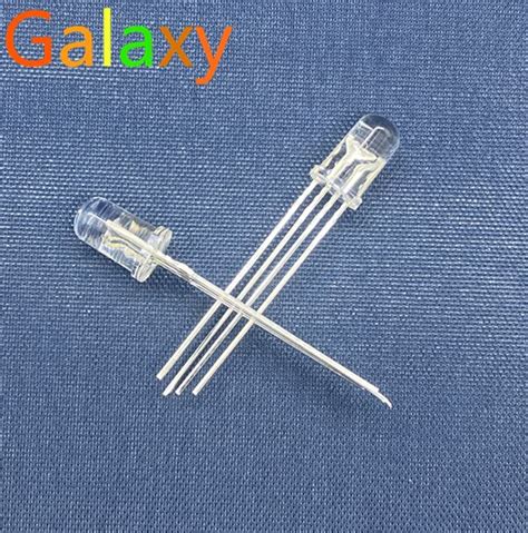 20pcs 5mm 4pins Rgb Led Common Anode Cathode Tri C Vicedeal