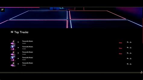 Music Website Using Html Css Js Youtube