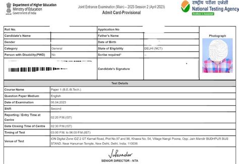 Jee Mains 2024 Admit Card Download Live Updates Hall Ticket Date Link