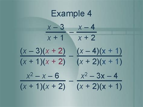Algebra 1 Section 13 4 Adding And Subtracting